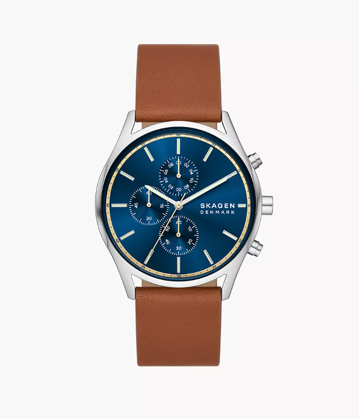 Skagen Holst Chronograph Man Watch 42mm Sunlab Malta